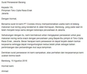 Jangan Salah! Ketahui Struktur Surat Penawaran Negosiasi yang Benar ...